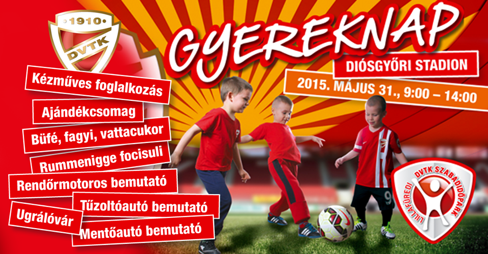 Gyereknapi programok a stadionban - Amíg Élek Én